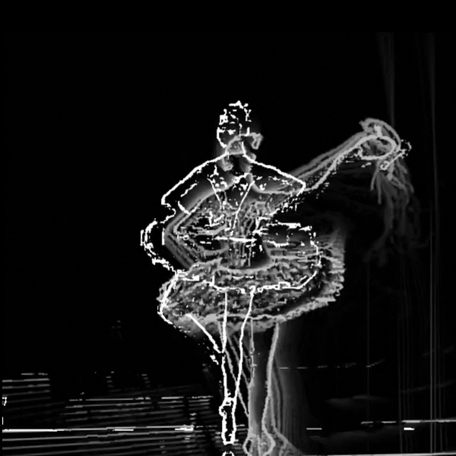 Line Draw Art Dancer Animation #003 | zeroone - the cultural distribution engine